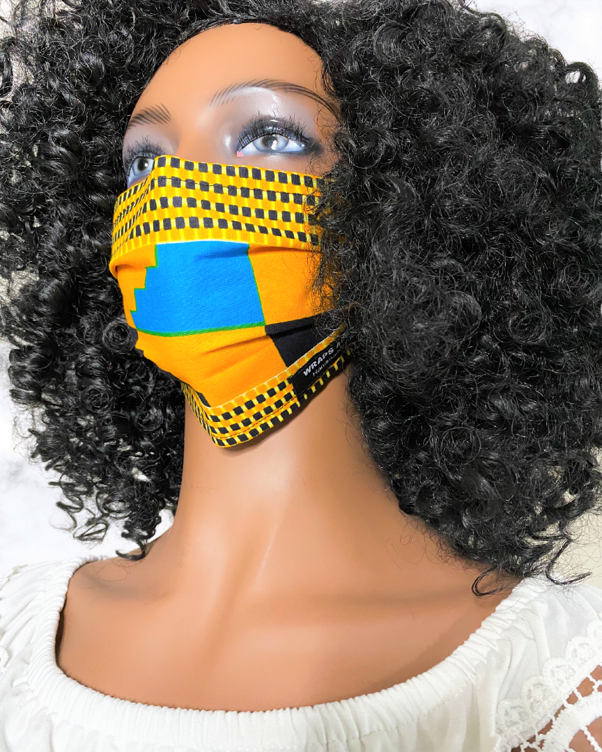 Lucia | reusable face mask (adult) – Wraps Adorn LLC